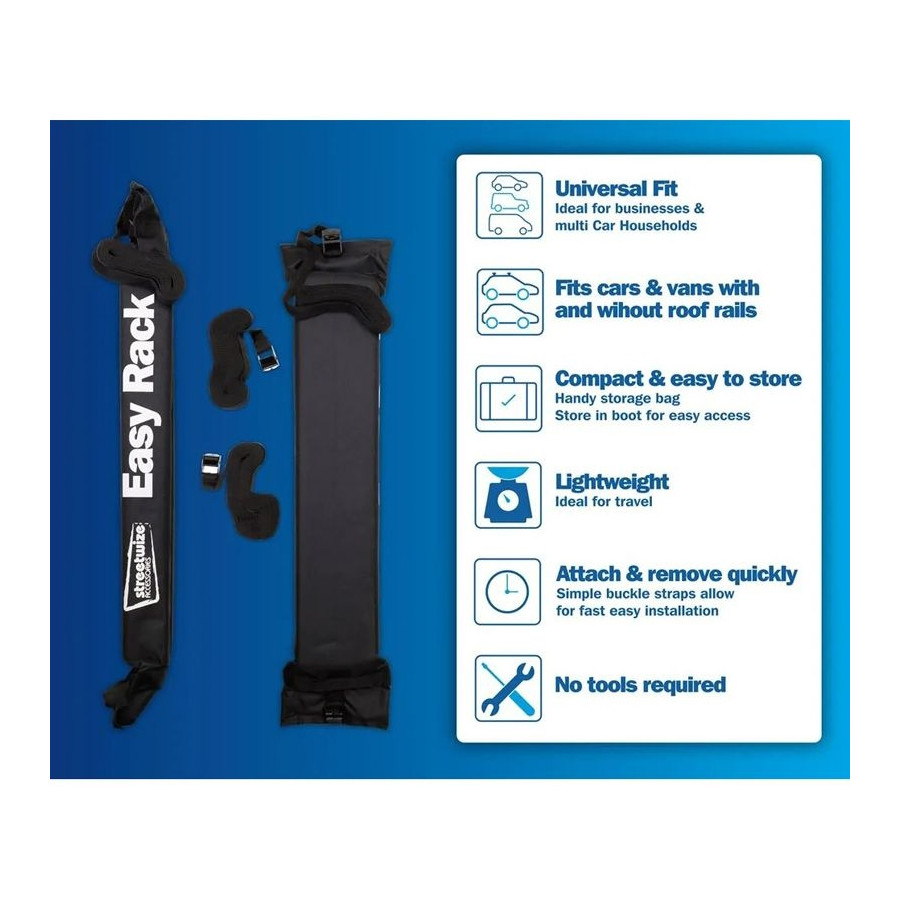 Universele 'Easy Rack' Soft dakdragers | Winparts.nl - Dakdragers auto ...