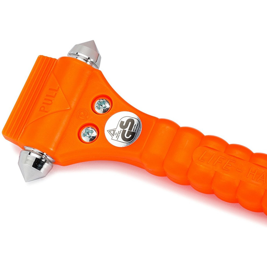 Originele LifeHammer - Oranje - Glow In The Dark - incl. houder | Winparts.nl - Noodhamers
