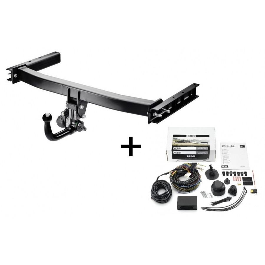 Brink Kit: Trekhaak afneembaar (BMU) + 13p kabelset voor o.a. BMW ...