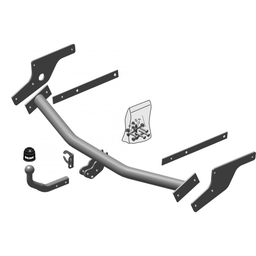 Vaste trekhaak 448100 Brink voor o.a. FORD | Winparts.nl - Trekhaak