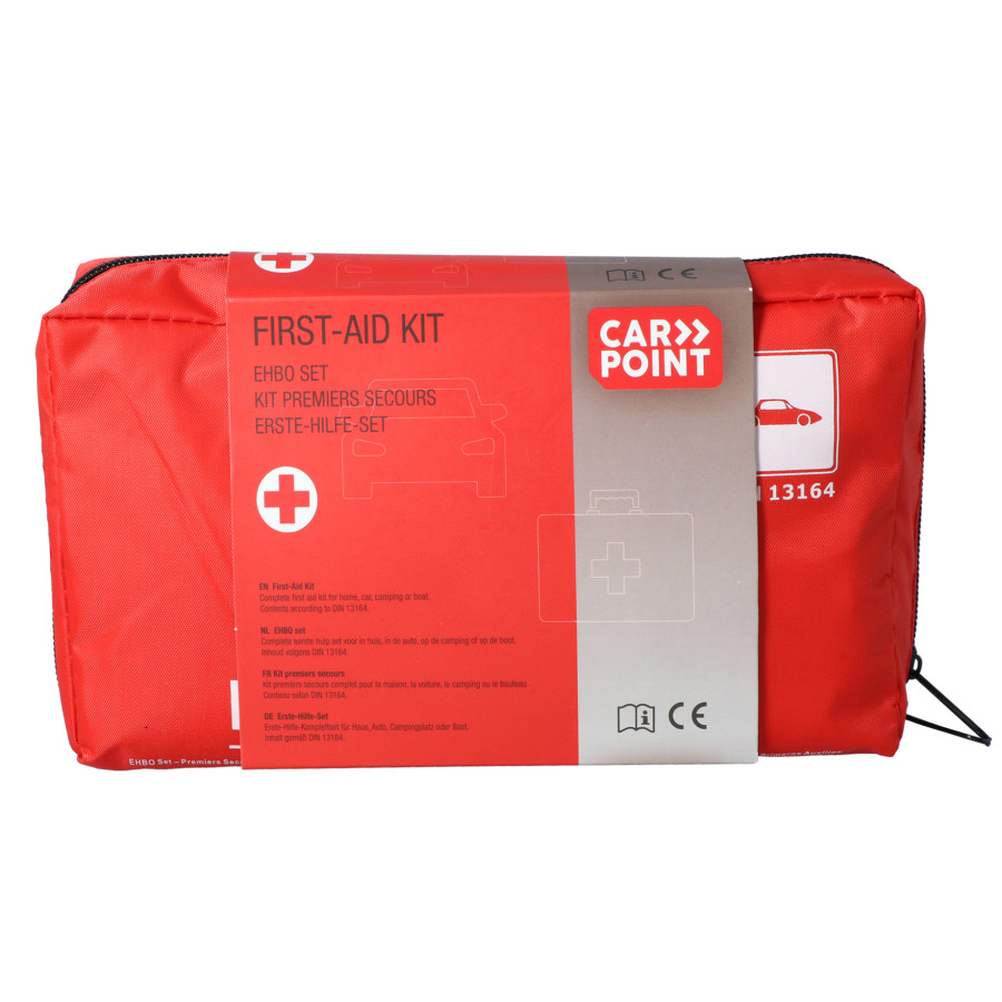 Carpoint 40-Delige EHBO Set DIN 13164 | Winparts.nl - Verbanddoos (ehbo)