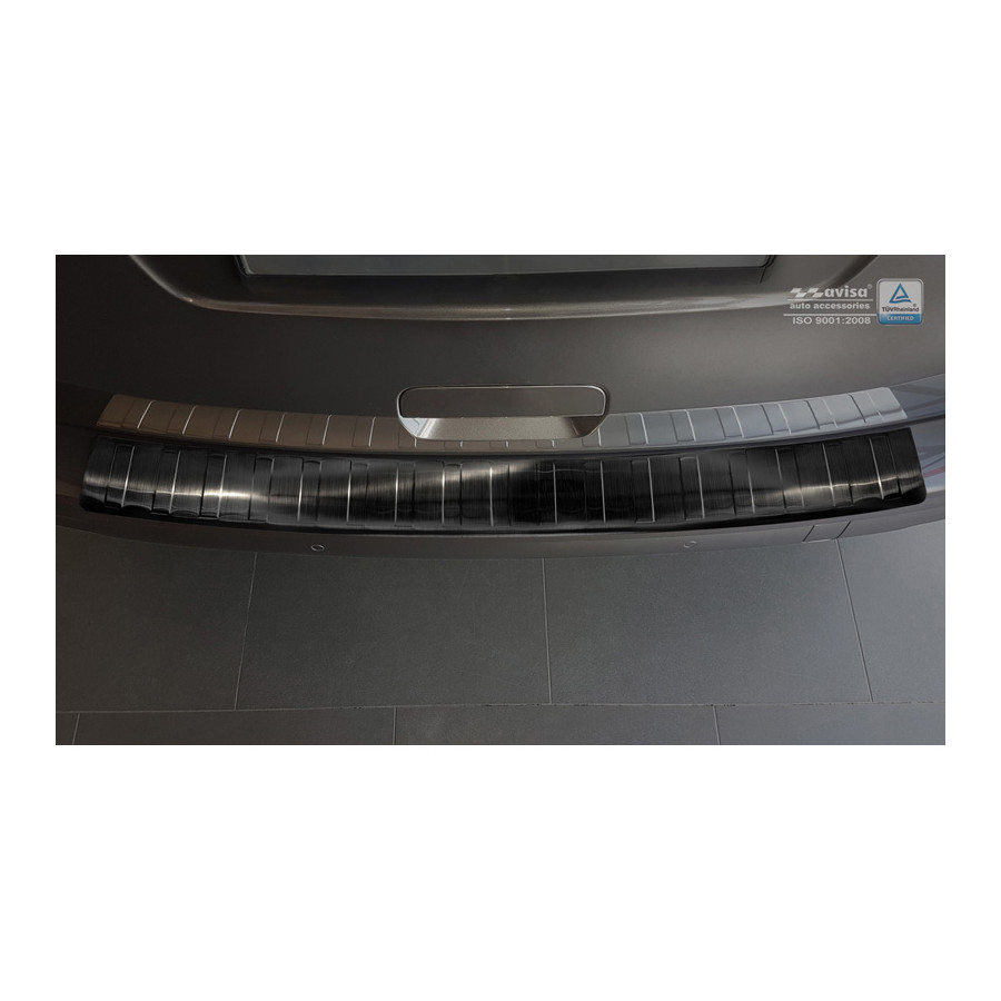Black Stainless steel Rear bumper protector Peugeot Traveller/Citroën ...