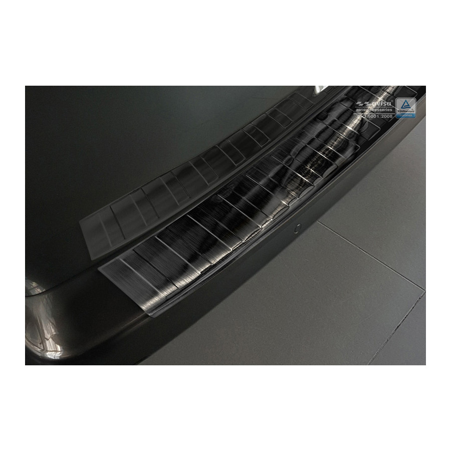 Black Stainless steel Rear bumper protector Peugeot Traveller/Citroën ...