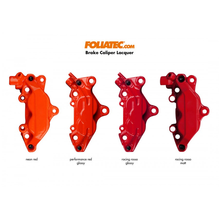 Brake caliper paint Foliatec Racing Rosso 7-piece set | Winparts.co.uk ...