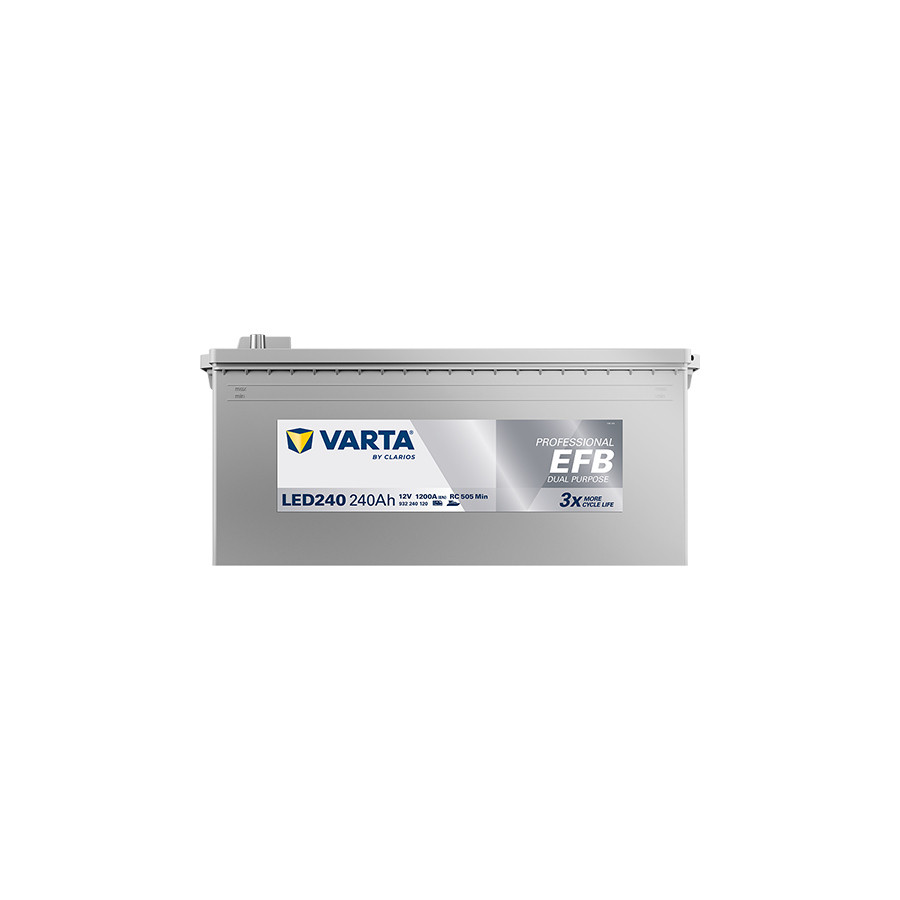 Varta LED 240 accu 12 volt 240 ah | Winparts.nl - Camper & caravan accu