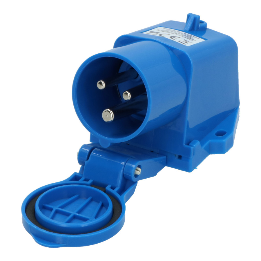 Carpoint CEE Invoerdoos Opbouw 3-Polig 16A | Winparts.nl - Elektra