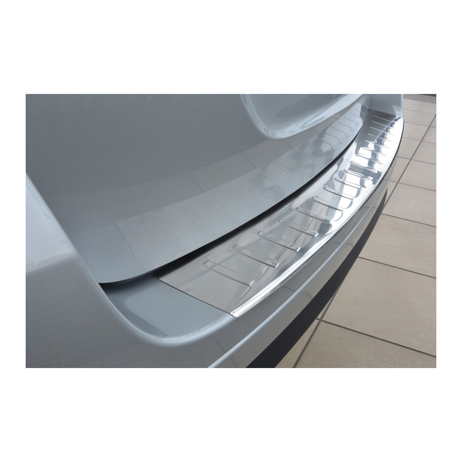RVS Bumper beschermer passend voor Dacia Logan MCV 2013- 'Ribs' voor o ...