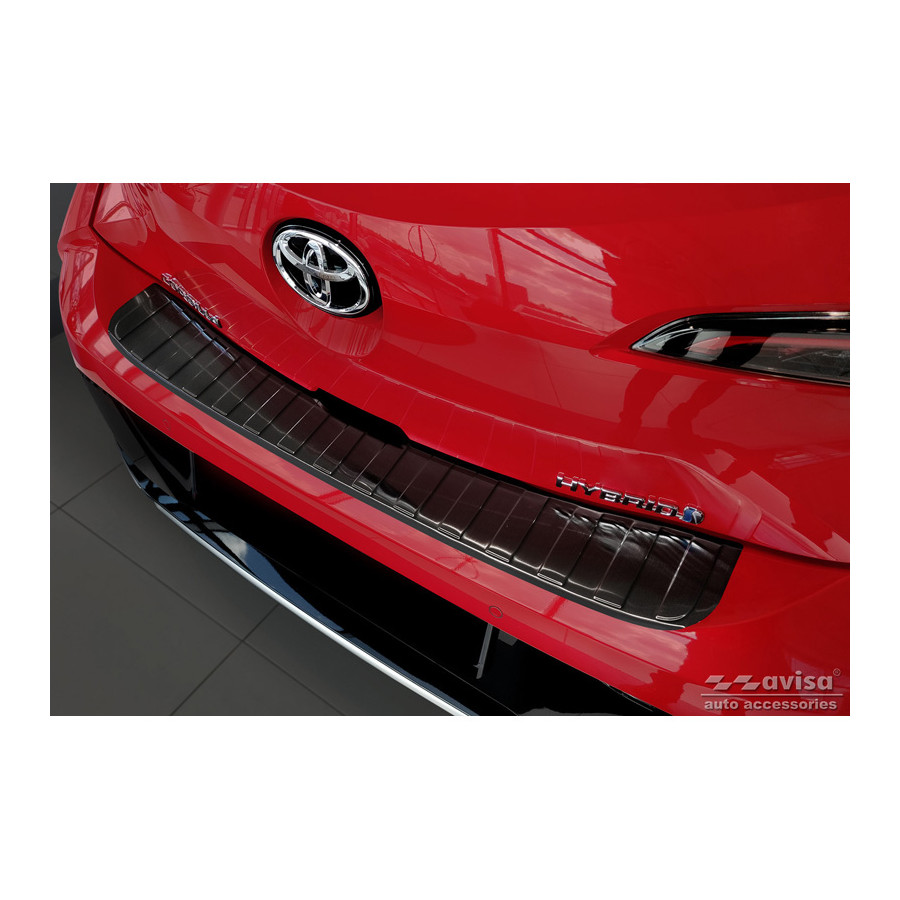 Zwart RVS Achterbumperprotector passend voor Toyota Corolla XII HB 2019 ...