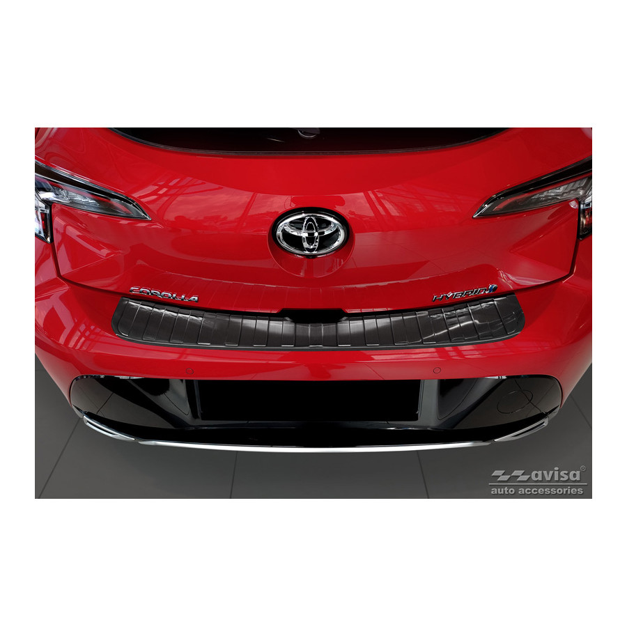 Zwart RVS Achterbumperprotector passend voor Toyota Corolla XII HB 2019 ...