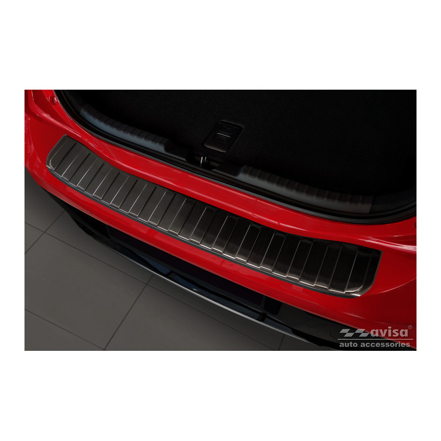 Zwart RVS Achterbumperprotector passend voor Toyota Corolla XII HB 2019 ...