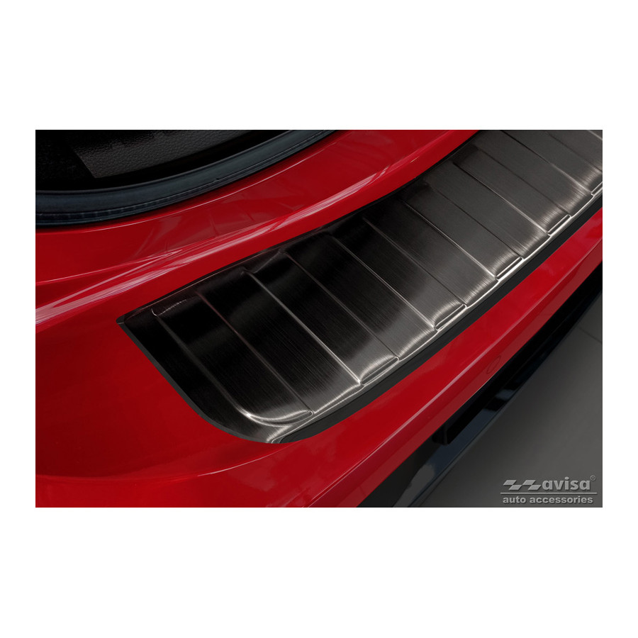 Zwart RVS Achterbumperprotector passend voor Toyota Corolla XII HB 2019 ...