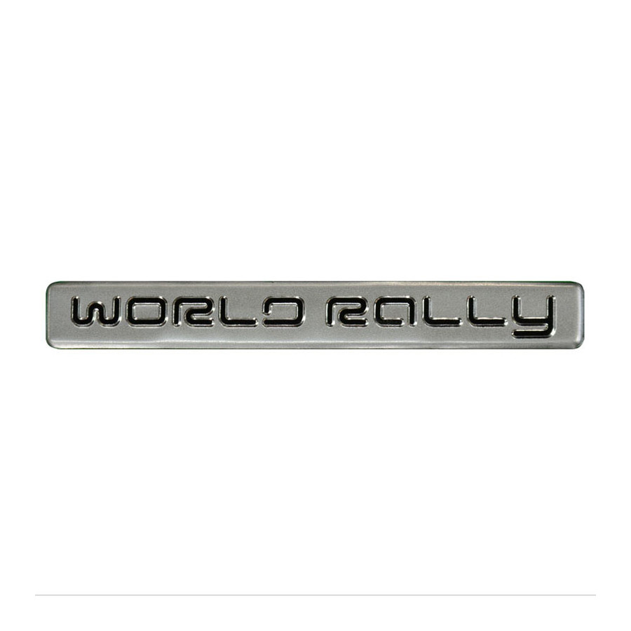 Aluminium Embleem/Logo - World Rally - 12x1,5cm | Winparts.nl - Embleem ...