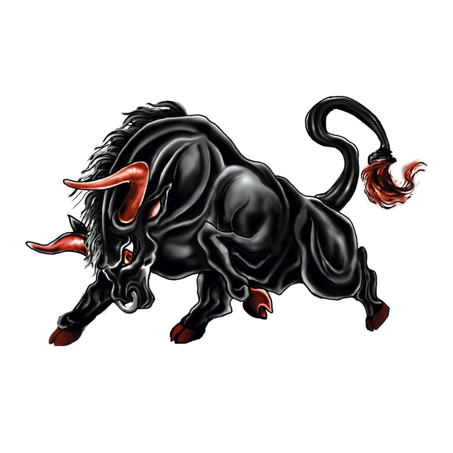 Sticker Raging Bull - 18x12cm | Winparts.nl - Stickers