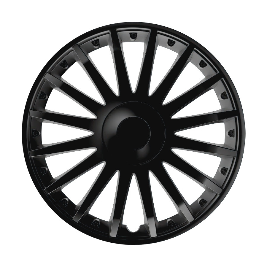 Wheel Trim Hub Caps set of 4Crystal Black 16 Inch | Winparts.co.uk ...