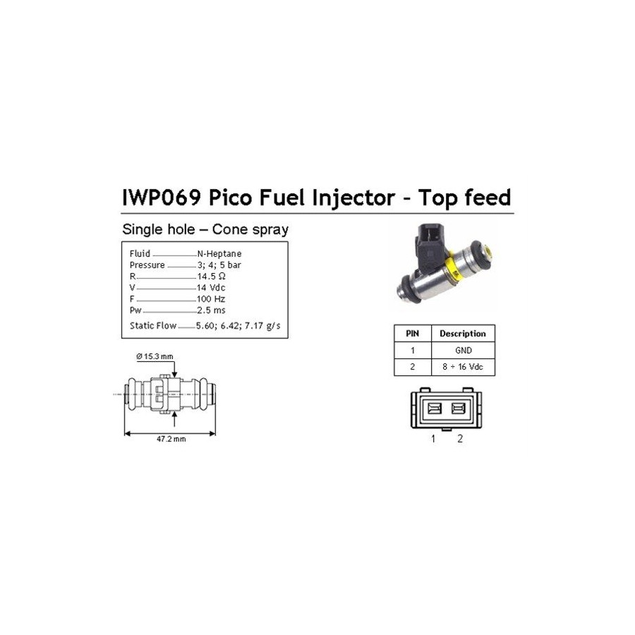 Injector IWP069 Magneti Marelli | Winparts.ie - Fuel injector
