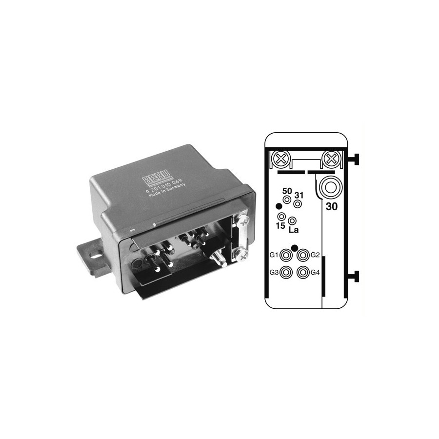 Relay, glow plug system | Winparts.ie - Relay glow plug system