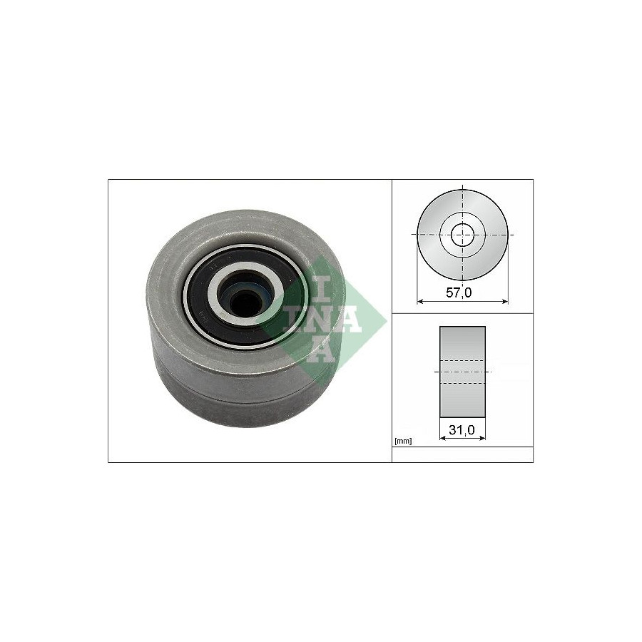 Guide pulley, timing belt 532099210 Ina | Winparts.eu - Belt tensioner ...