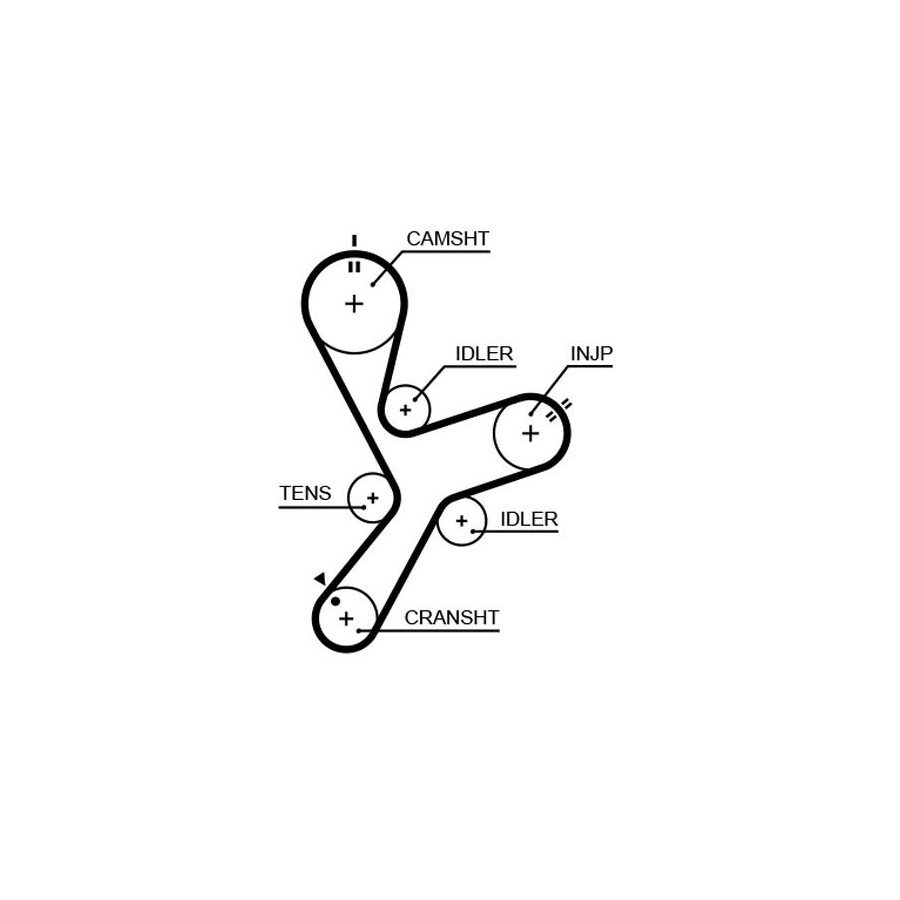 Mitsubishi 3.0 V6 Engine 6g72 Timing Marks Timing Belt Gates T966