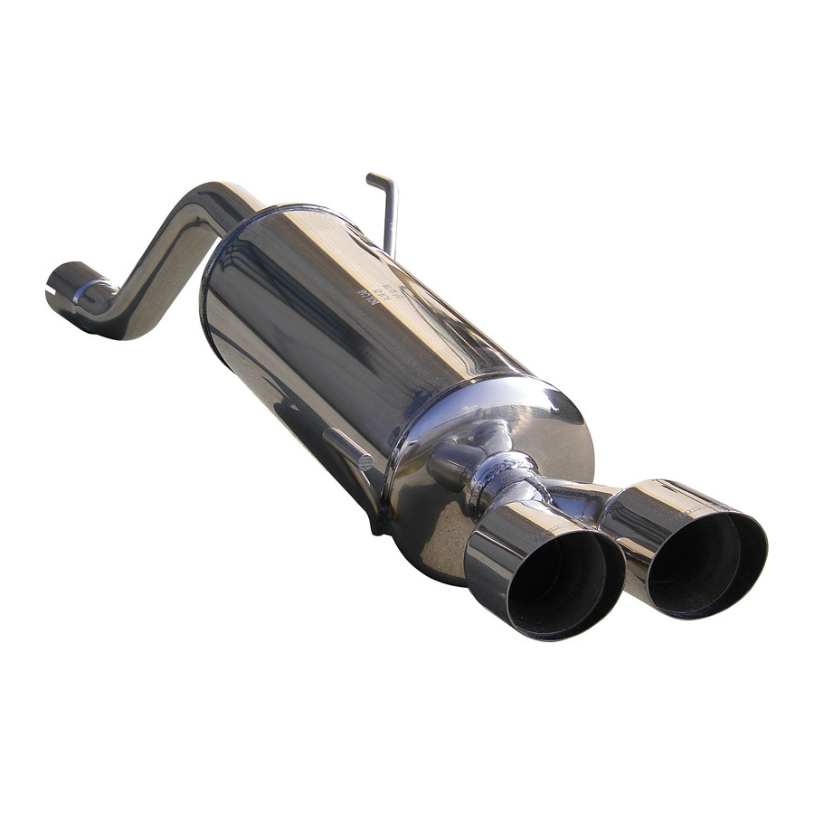 100 stainless steel Performance Exhaust Alfa Romeo Mito 1.4 JTS 155 hp 8 2008 2x80mm Racing Winparts Performance exhaust
