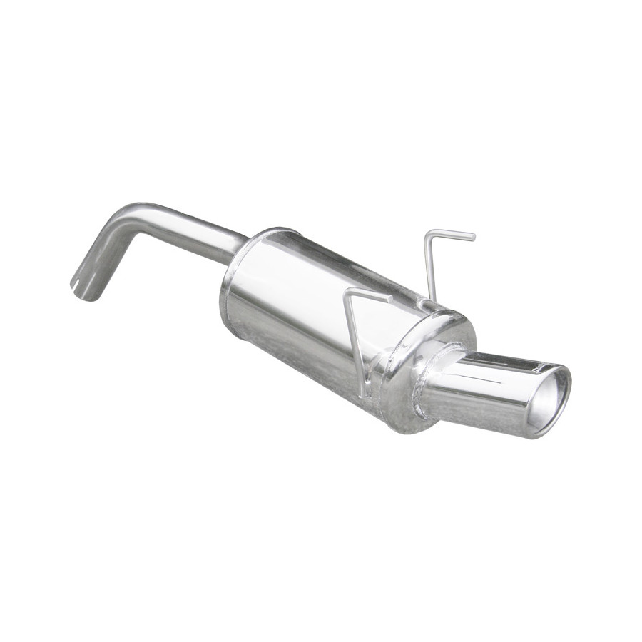 100% stainless steel sports exhaust Fiat 500 1.4 16V 100hp 2007- Ø 48 ...