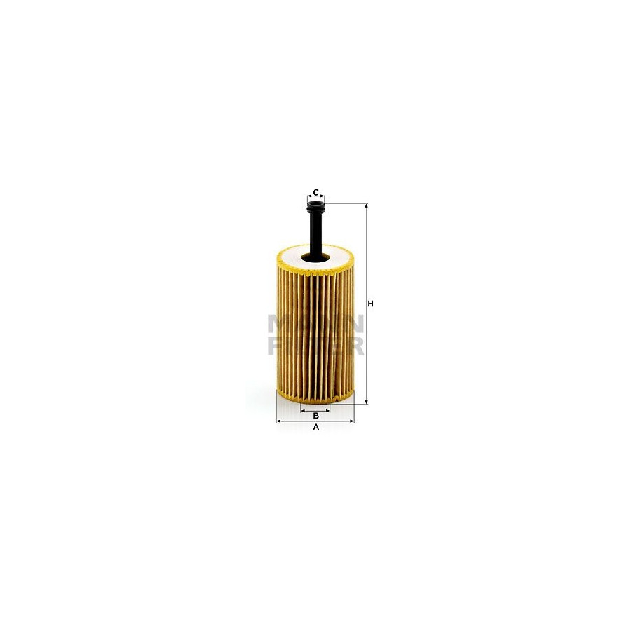 Oljefilter evotop HU612X Mann | Winparts.se - Oljefilter