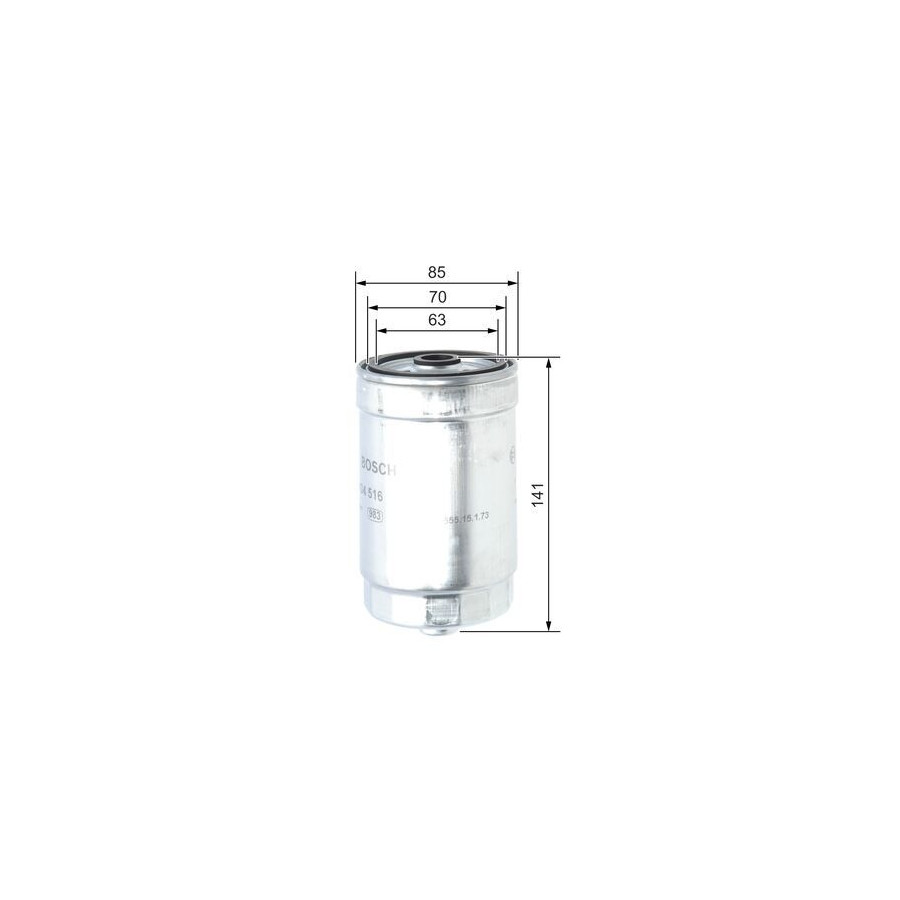 Fuel filter N4516 Bosch | Winparts.co.uk - Fuel filter