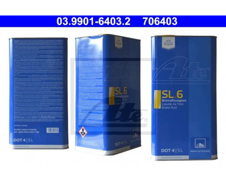 Brake Fluid ATE SL6 Dot 4 5L | Winparts.co.uk - Brake fluid
