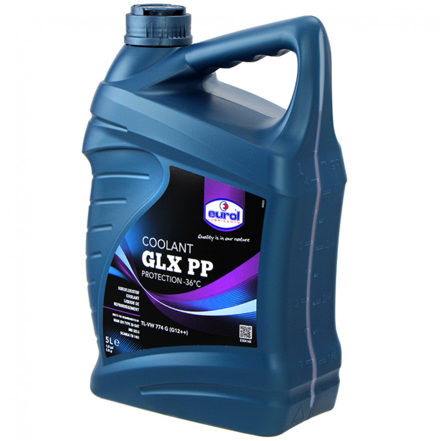 Eurol Antifreeze Coolant GLX -36 Plus Plus (PP) 5L | Winparts.co.uk ...