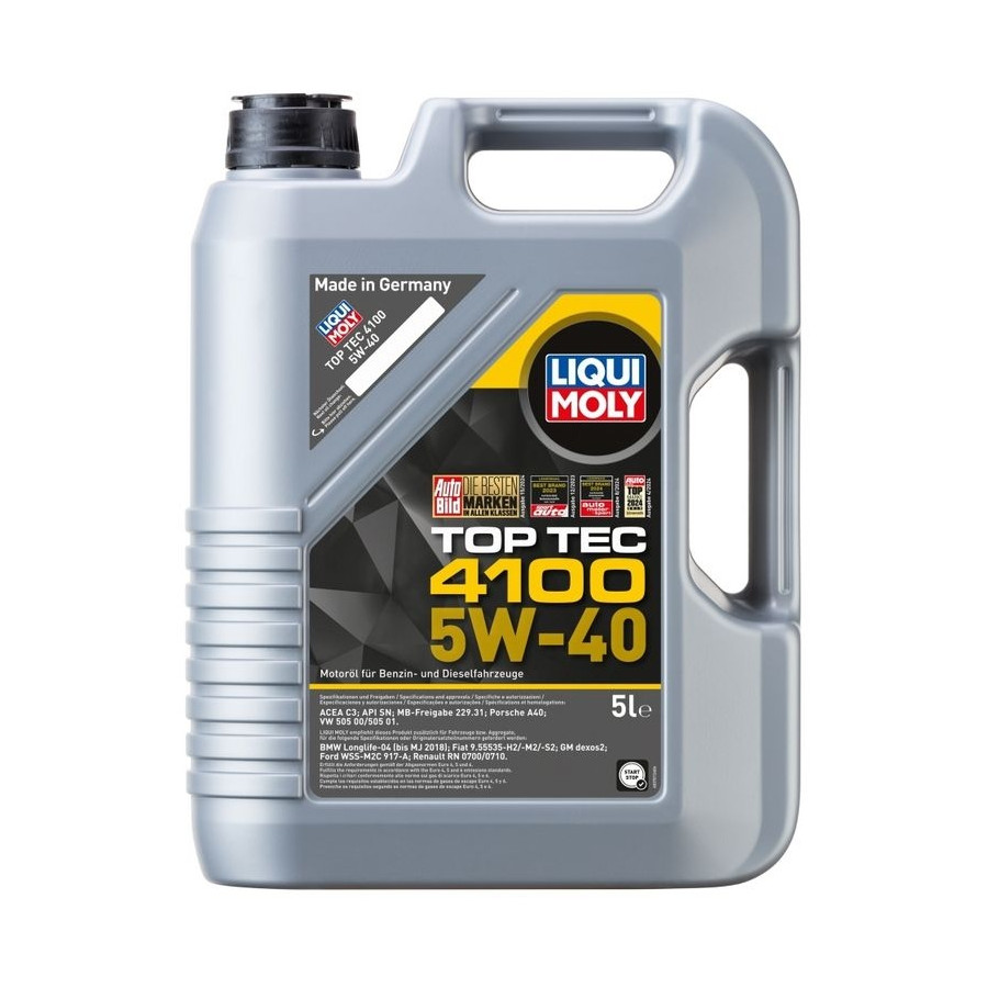 Motor oil Liqui Moly Top Tec 4100 5W40 C3 5L | Winparts.co.uk - Engine oil