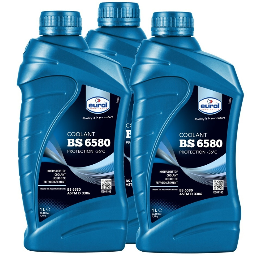 Voordeelpakket Eurol Koelvloeistof BS 6580 -36°C 3 x 1L | Winparts.be ...