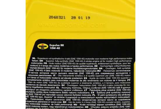 Motorolie Kroon-Oil 33014 Expulsa RR 10W40 1L | Winparts.be - Motorolie