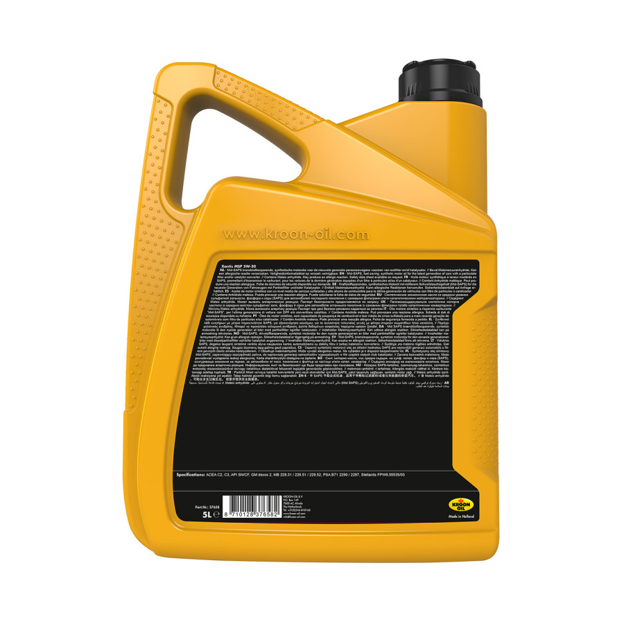 Motorolie Kroon-Oil Xantis MSP 5W-30 5L | Winparts.nl - Motorolie