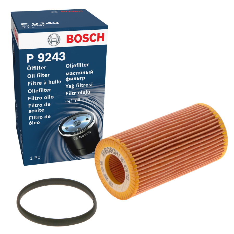 Oliefilter P9243 Bosch voor o.a. AUDI, CUPRA, KTM, SEAT, SKODA ...