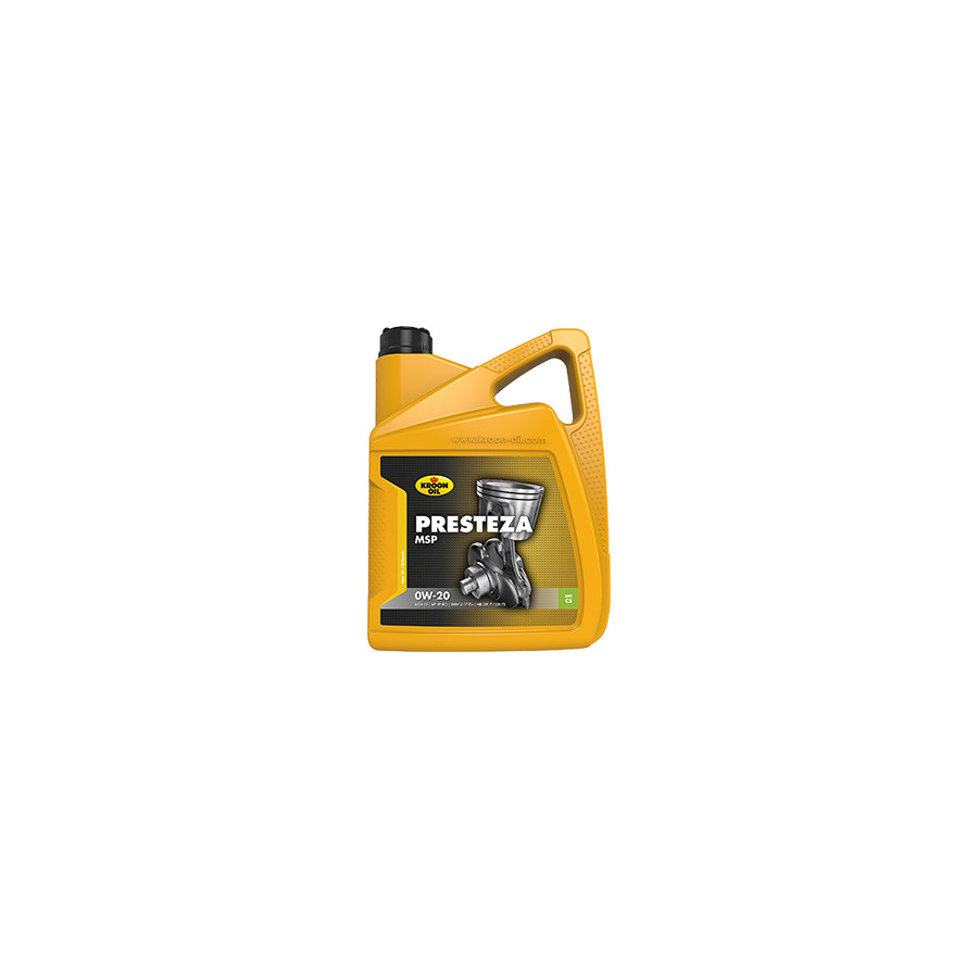 Huile moteur Kroon-Oil Presteza MSP 0W20 C5, C6 5L | Winparts.fr ...
