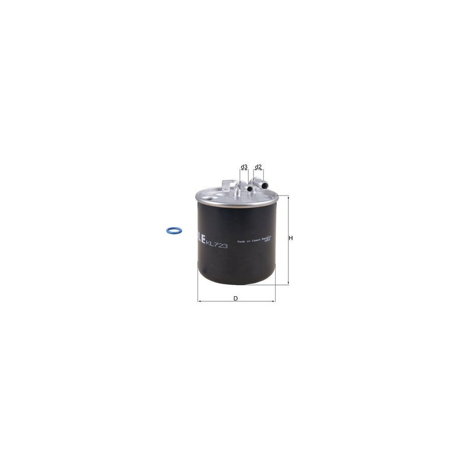 Filtre à carburant KL 723D Mahle | Winparts.fr - Filtre à carburant