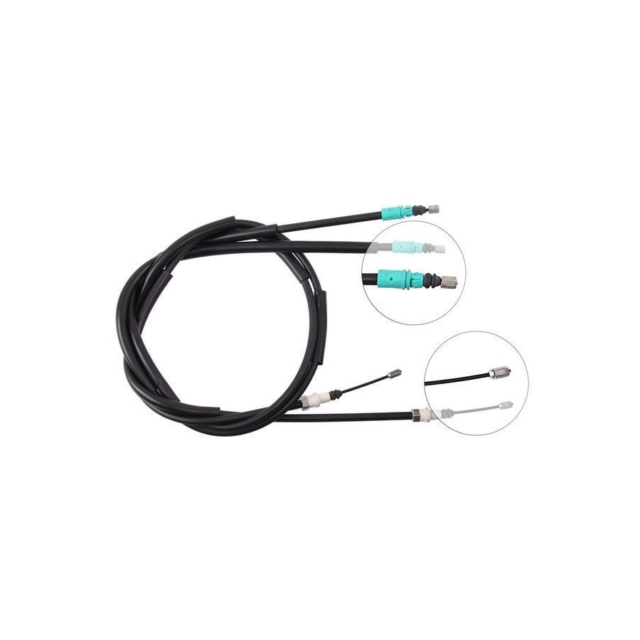 Tirette à câble, frein de stationnement K12246 ABS | Winparts.fr ...