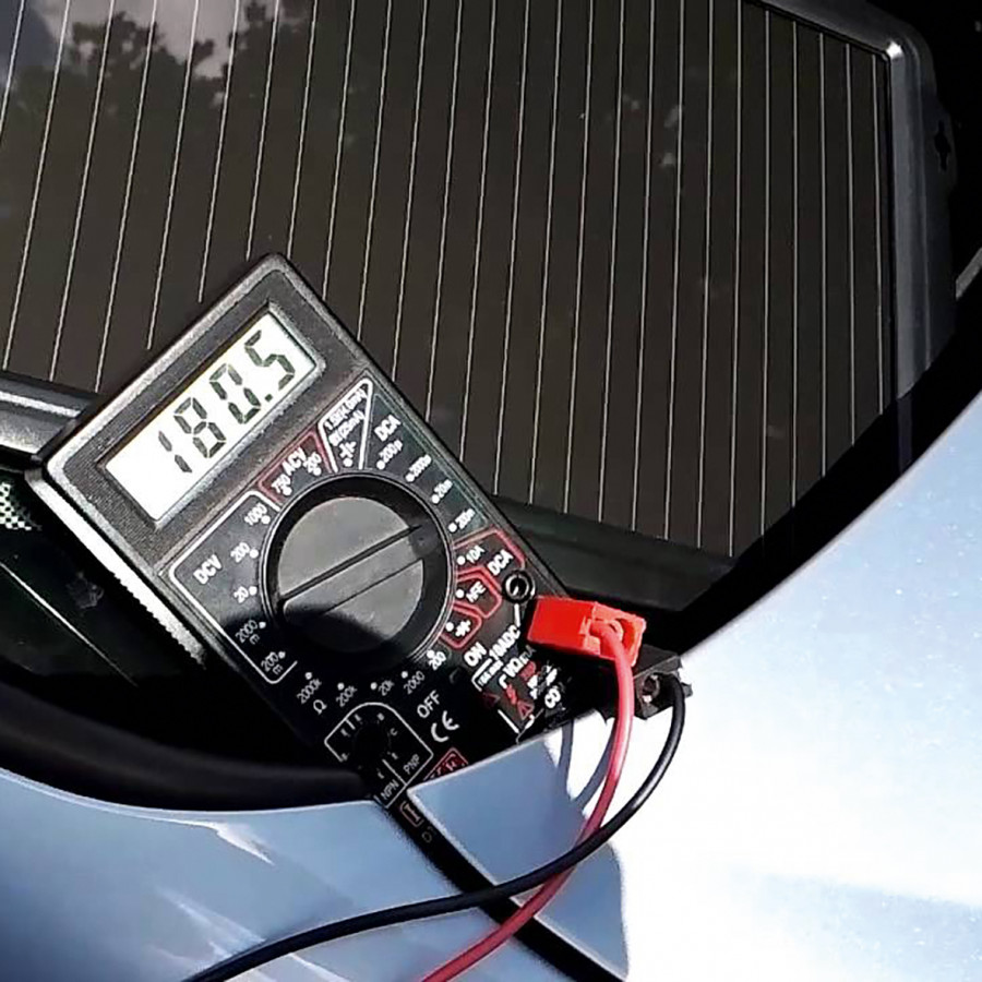 Carpoint batteriladdare solpanel 12V / 138 mA | Winparts.se - Elektricitet
