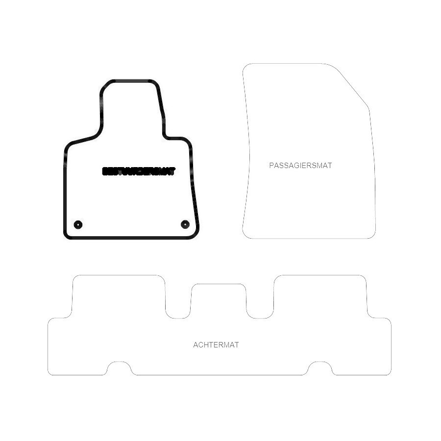 Automat links voor Citroen C4 Picasso 2013- 1-delig voor o.a. CITROEN ...