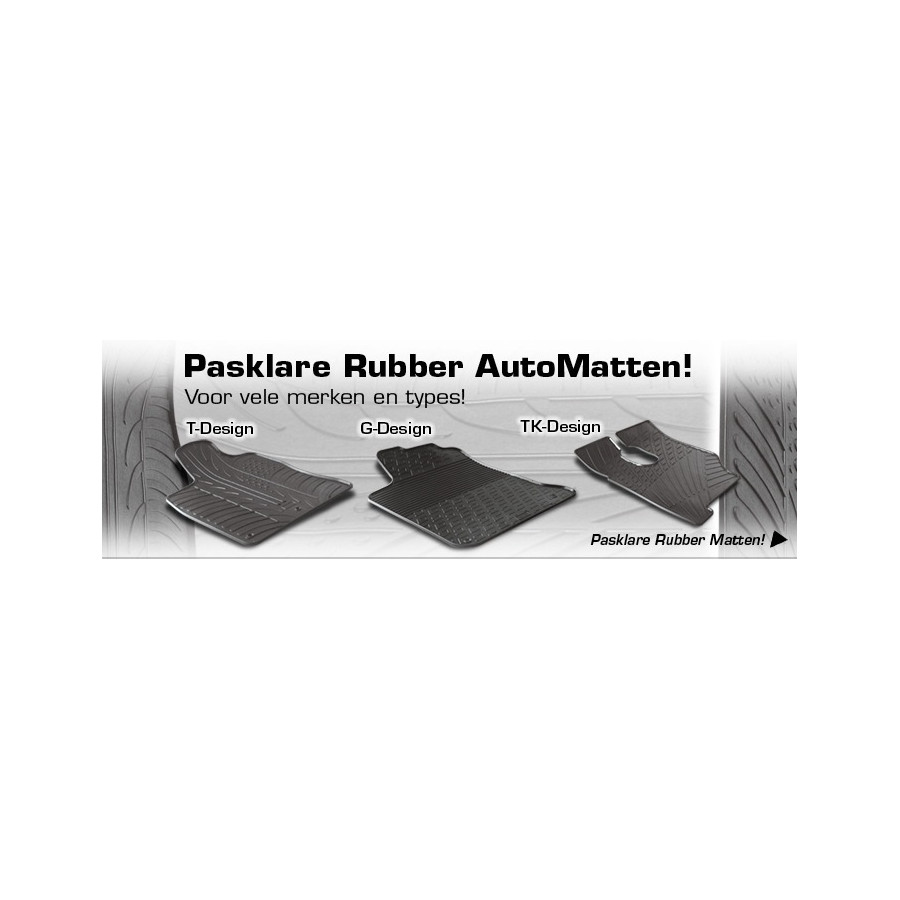 Rubbermatten passend voor Mercedes A-Klasse W169 2004- (G-Design 4 ...