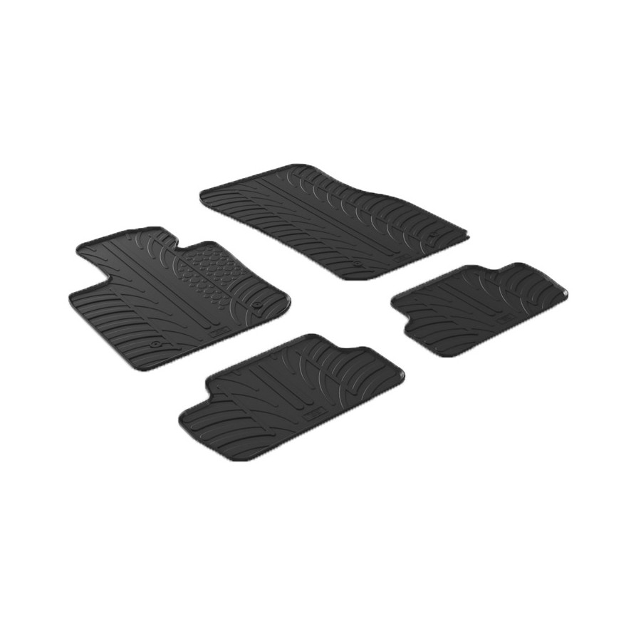 Rubbermatten passend voor Mini F56 3-deurs 2014- (T-Design 4-delig ...