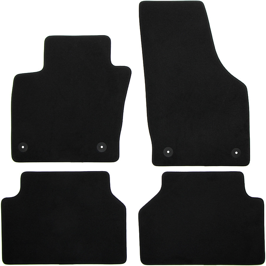 Velours Automatten passend voor Audi Q3 2012- 4-delig voor o.a. AUDI ...