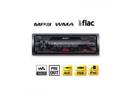 Sony DSX-A210UI Autoradio 1-DIN + USB/AUX | Winparts.nl - Autoradio's