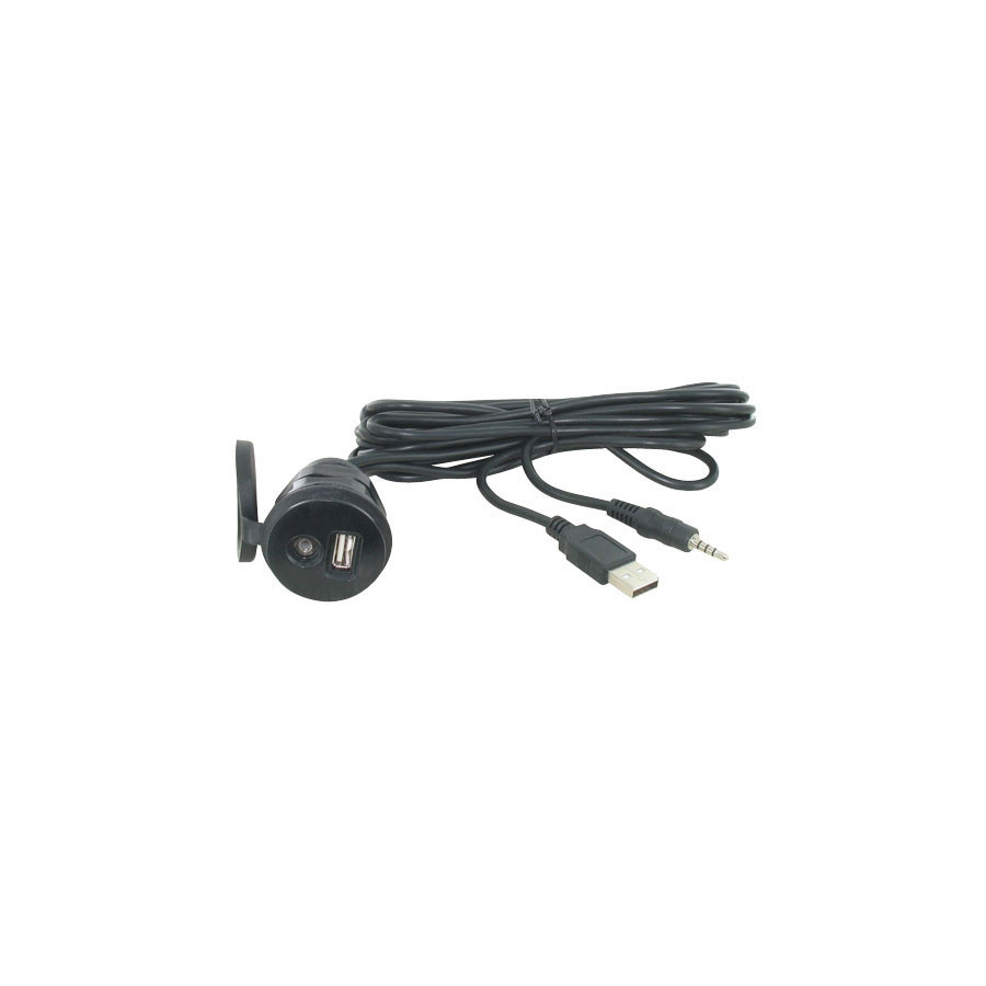 USB Aux in inbouwsocket | Winparts.nl - Autoradio verloopstekker