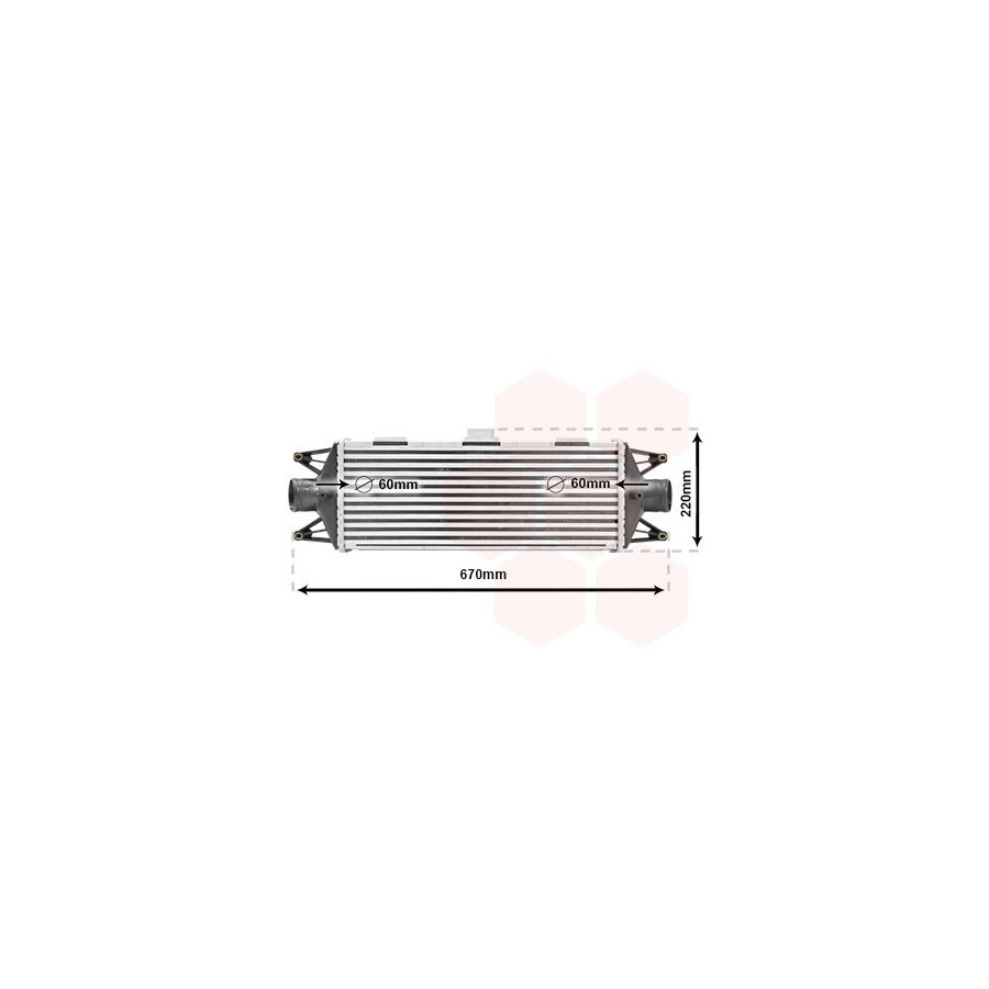 INTERCOOLER DAILY 2.8TD HANDGESCHAKELD vanaf '99 28004045 International ...