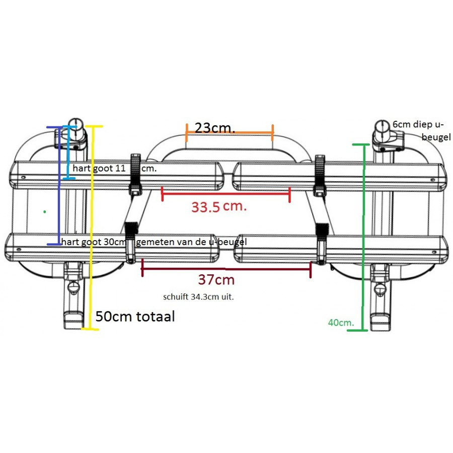 Enduro BC260 Drawbar Carrier Caravan Black Edition | Winparts.ie - Rear ...