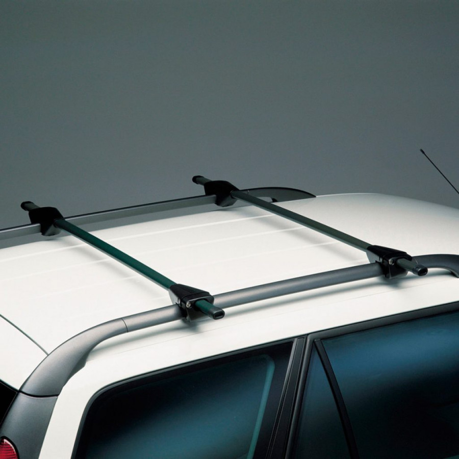 Roof rack set Twinny Load Steel Logico Key 120cm - With open roof rails ...
