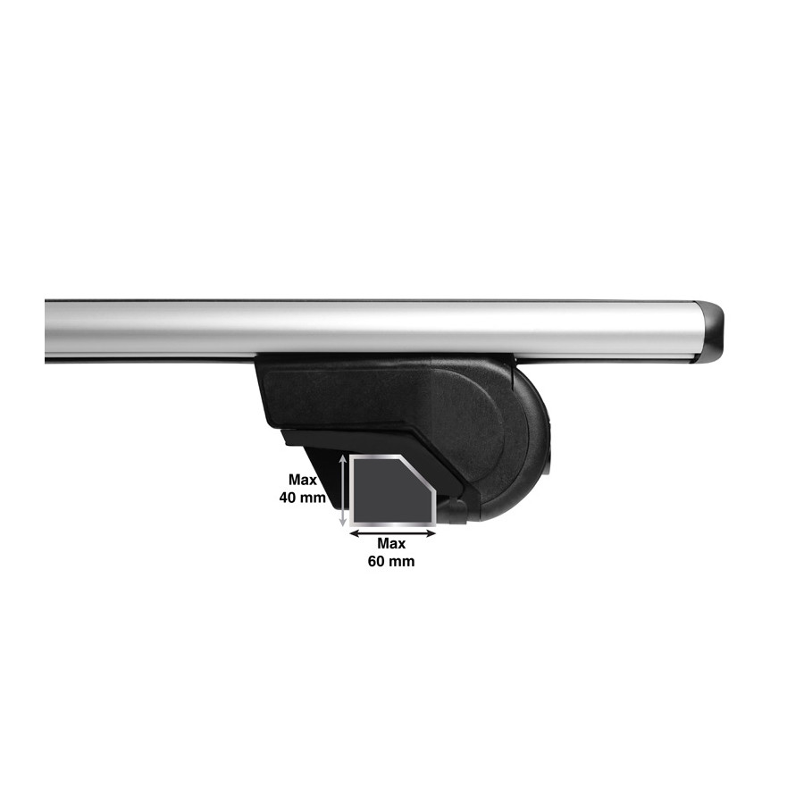 Twinny Load roof racks Alu Fly Bar | Winparts.ie - Roof bars for raised ...