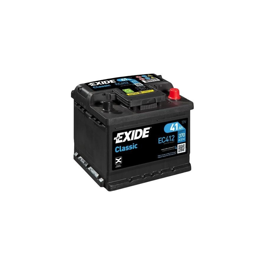 Exide Classic Accu EC412 41Ah voor OPEL KADETT B Coupé bouwjaar 1965.09 ...