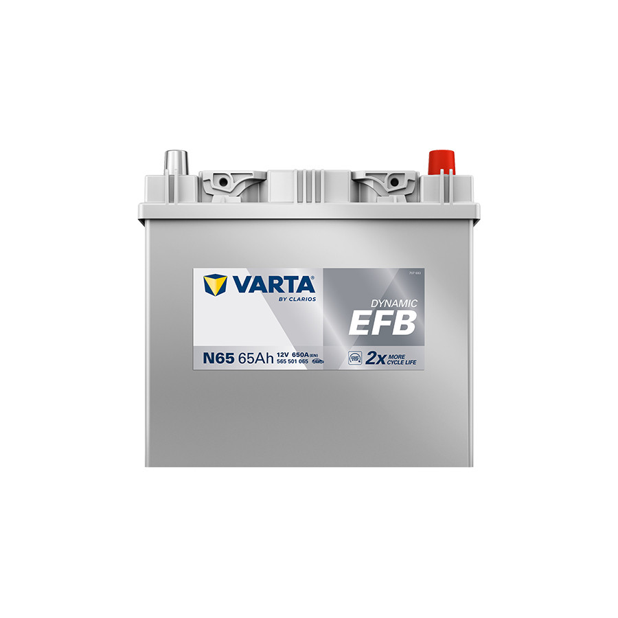Varta Accu Dynamic EFB N65 12V 65Ah voor SUBARU FORESTER (SJ_) bouwjaar ...