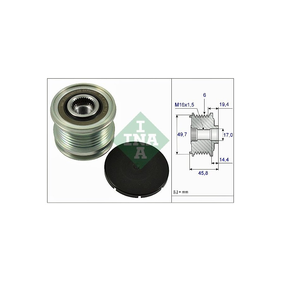 Dynamovrijloop 535016810 Ina voor o.a. JEEP, MERCEDES-BENZ | Winparts ...